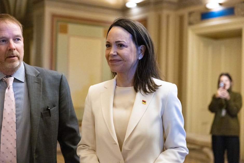 Bei Treffen in Washington: Machado bot Trump Nobelpreis-Medaille an