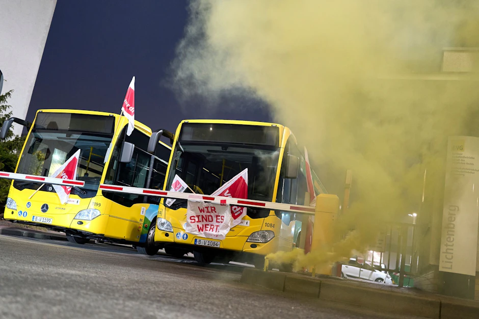 BVG-Streik im Nahverkehr – welche Linien am Montag noch fahren