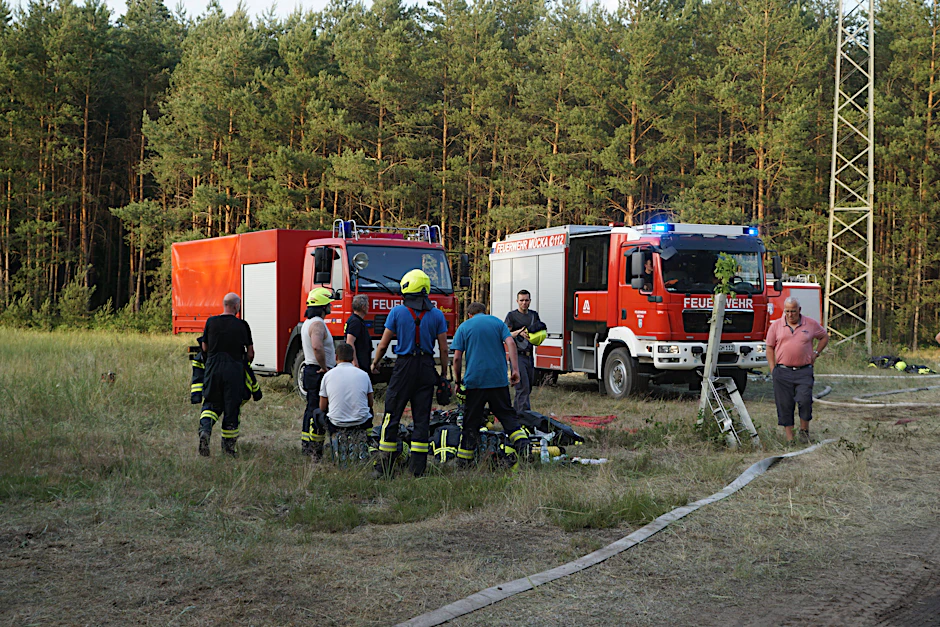 Waldbrand bei Sandschenke: Polizei ermittelt wegen Brandstiftung