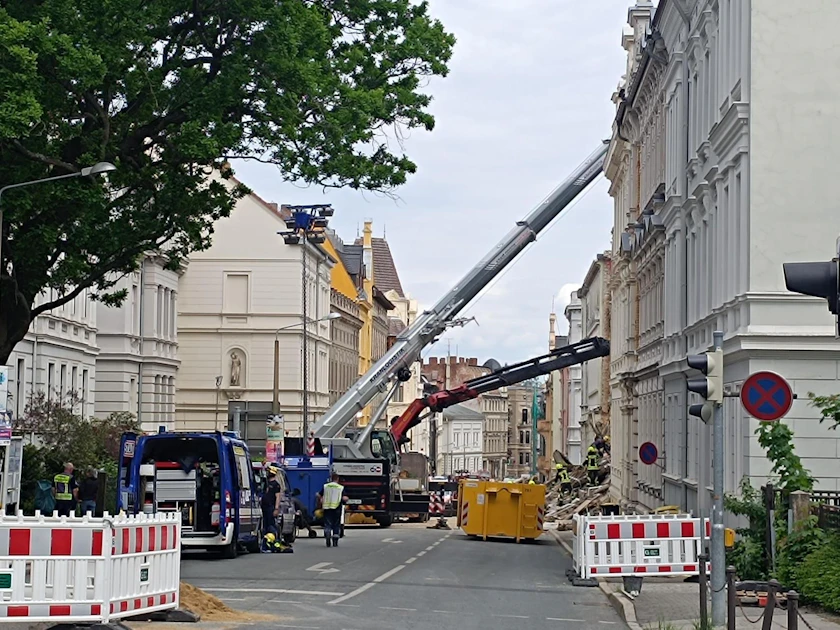 Görlitz: Polizei hofft weiter auf Überlebende unter Trümmern