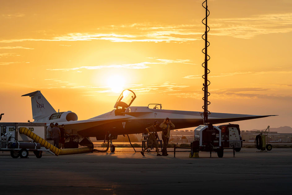 Nasa-Jet X-59 erstmals schneller als der Schall – ziviler ...